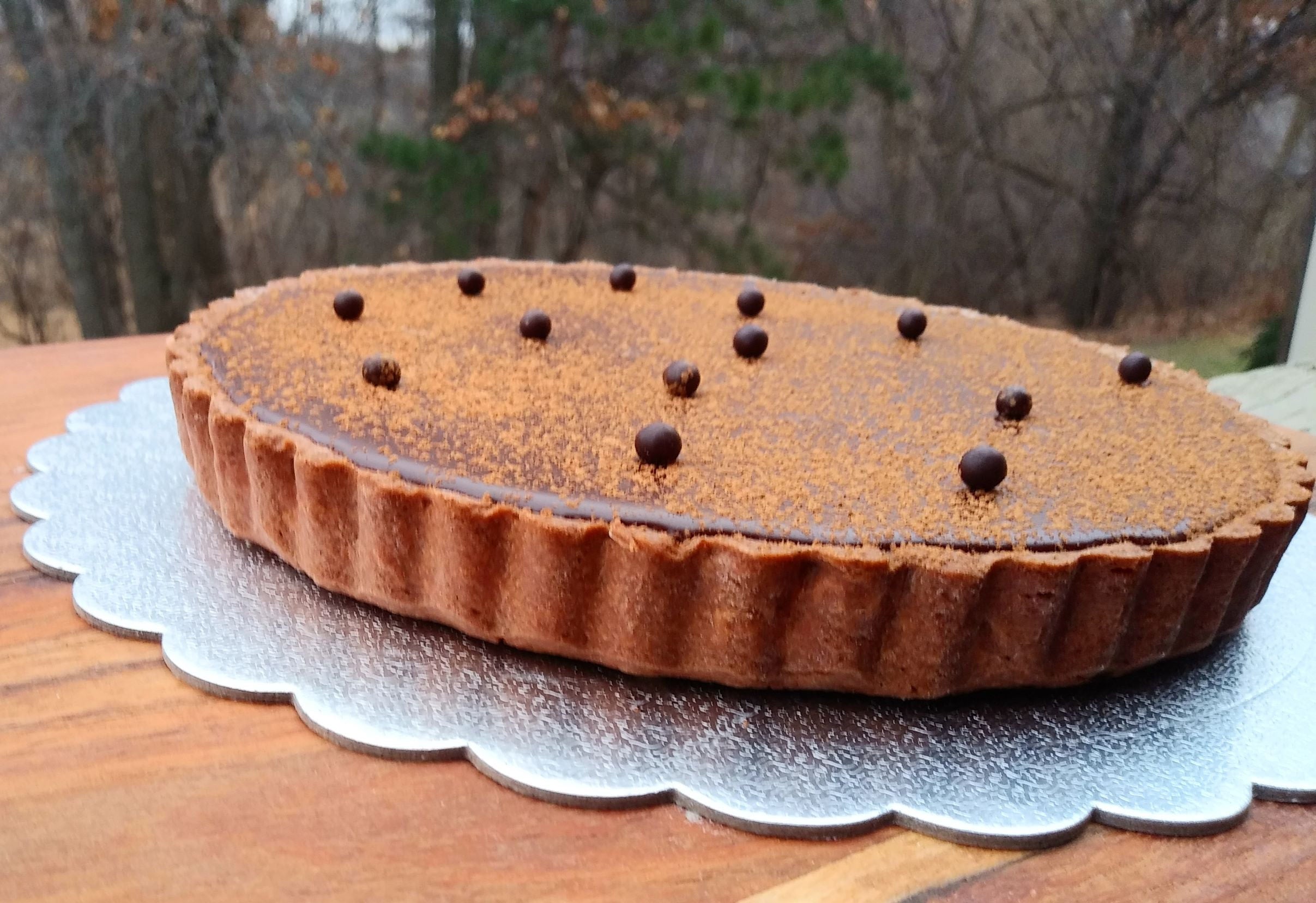 Dark Chocolate Tart | B'beri Desserts